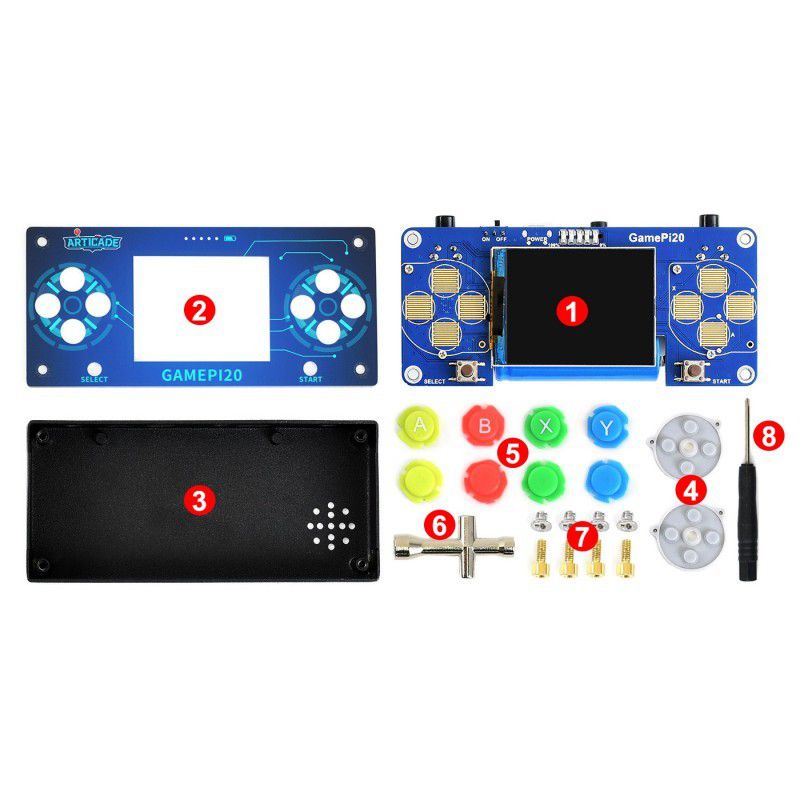 Raspberry Pi Zero GamePi20 Kit